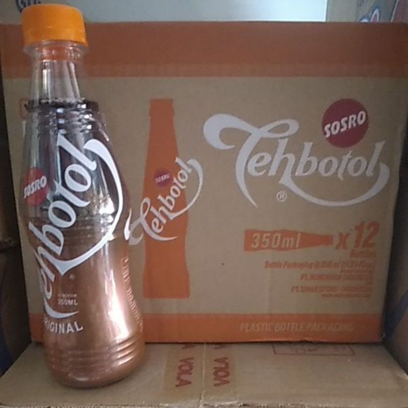 Jual Teh botol sosro original 1 dus isi 12 botol/350 ml | Shopee Indonesia