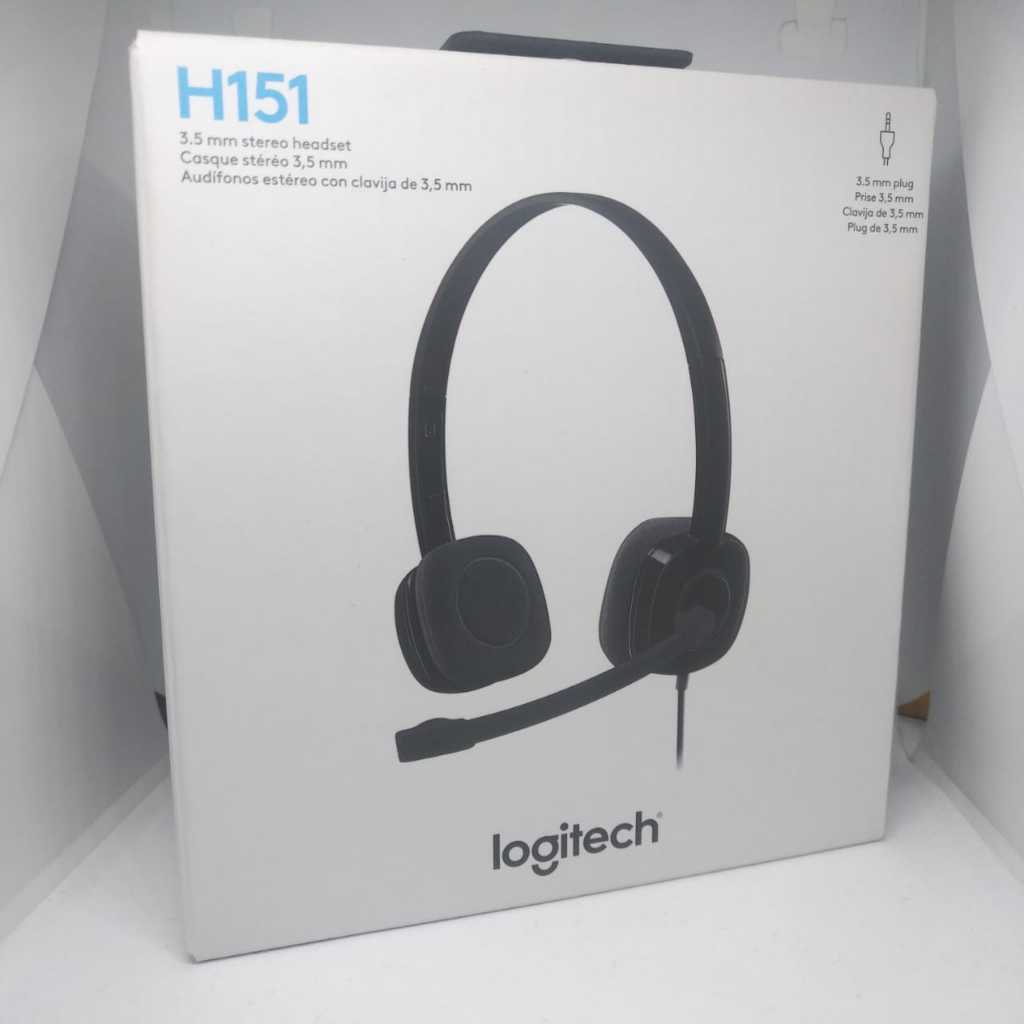 Jual LOGITECH HEADSET H151 / multiperangkat dengan in-line control ...