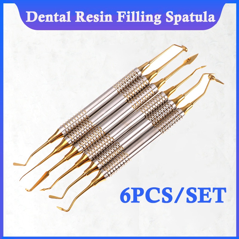 Jual 6Pcs Kit Dental Composite Filling//Carving Instrument Set ...
