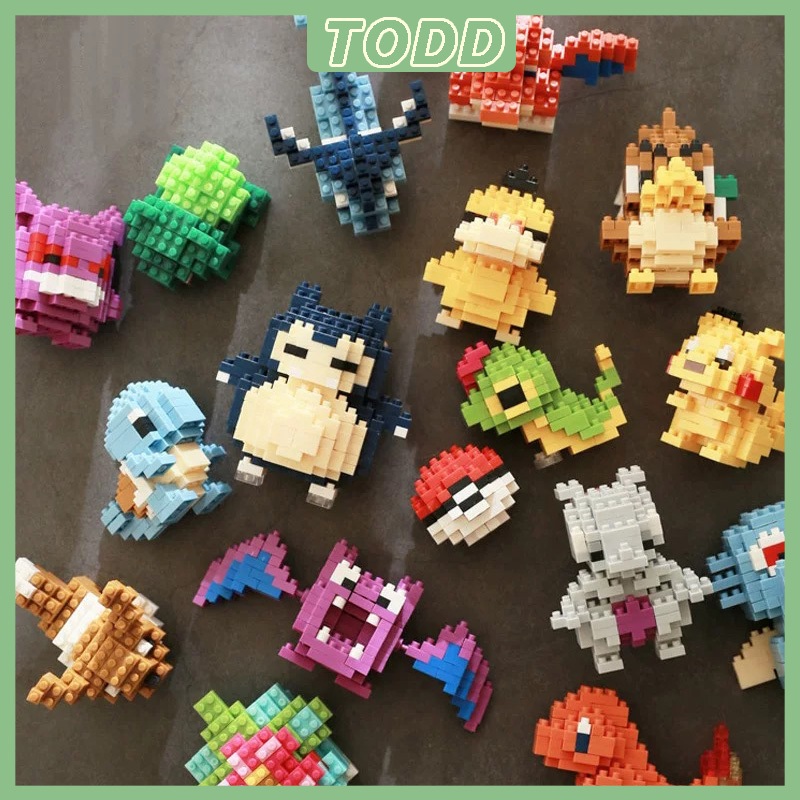 Jual TODD Pokemon Character Pikachu Nano Bricks Balok Mainan Anak Anak ...