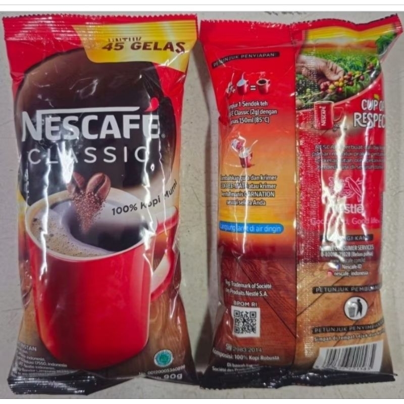 Jual Nescafe Classic 90gr pouch | Shopee Indonesia