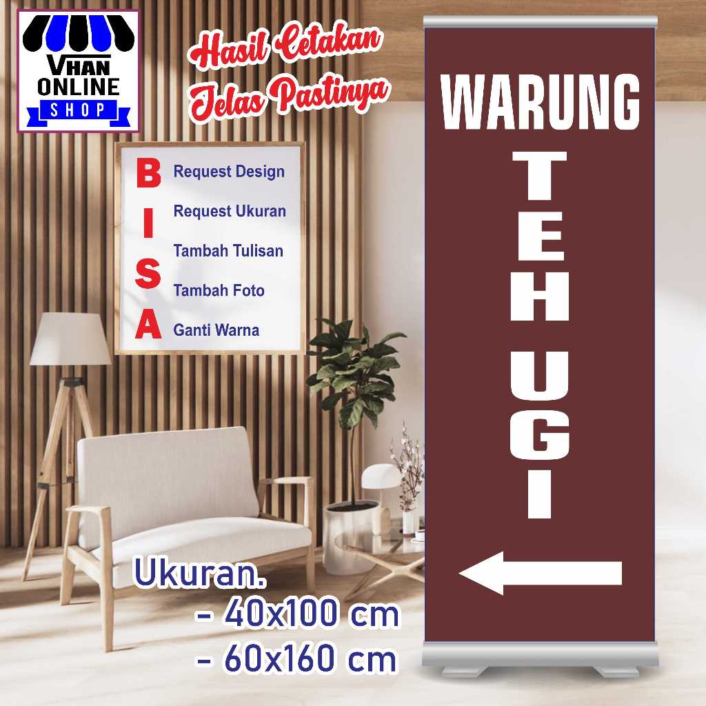 Jual Cetak Spanduk Banner Petunjuk Arah Ke kiri Keren | Shopee Indonesia