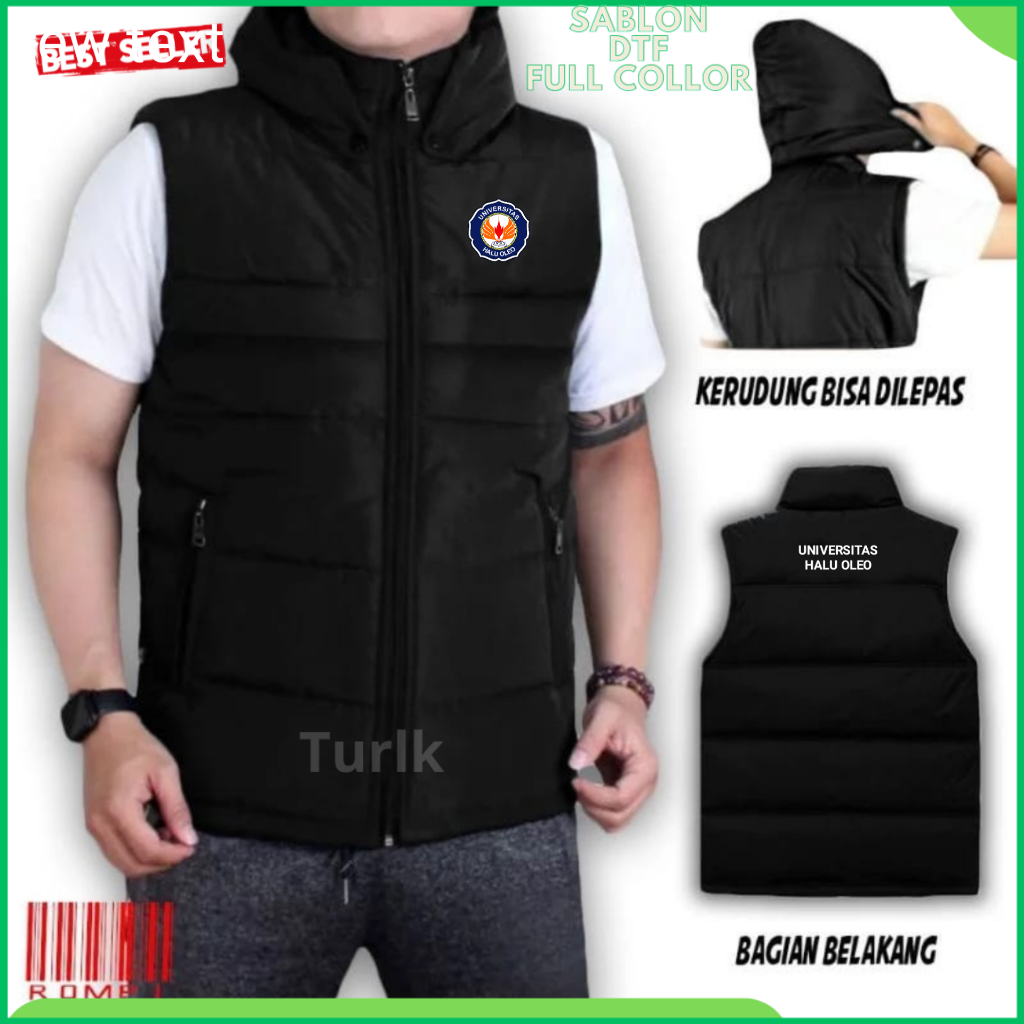 Jual Rompi Universitas Halu Oleo Jakaet Rompi Unhalu Custom Rompi Tebal ...