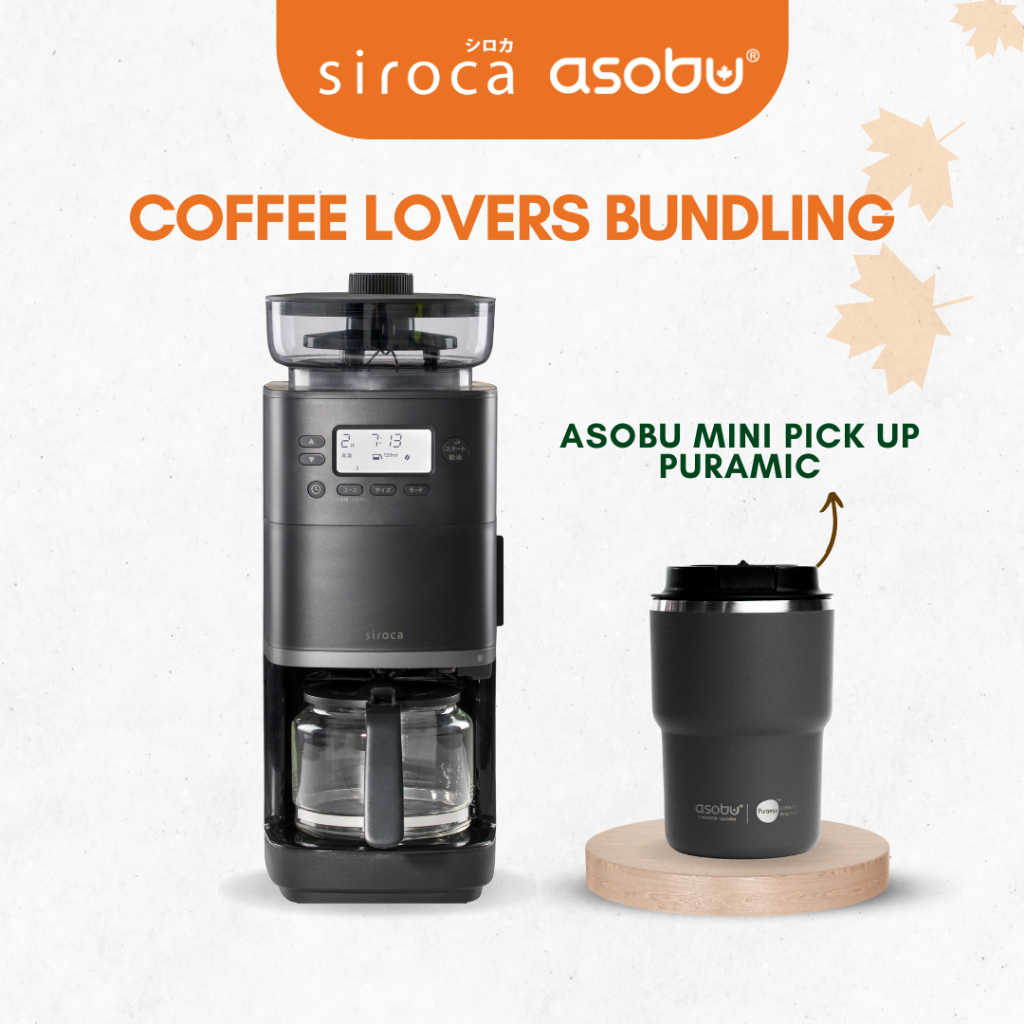 Jual Siroca Cafe Bako Pro (Black) & Asobu Mini Pick-up 380ml (Black) - Mesin Kopi Otomatis ...