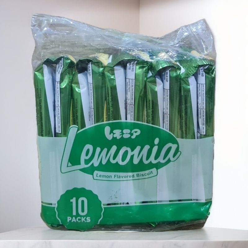 Jual Lemonia Biskuit Rasa Lemon sachet 20g x 10pc | Shopee Indonesia