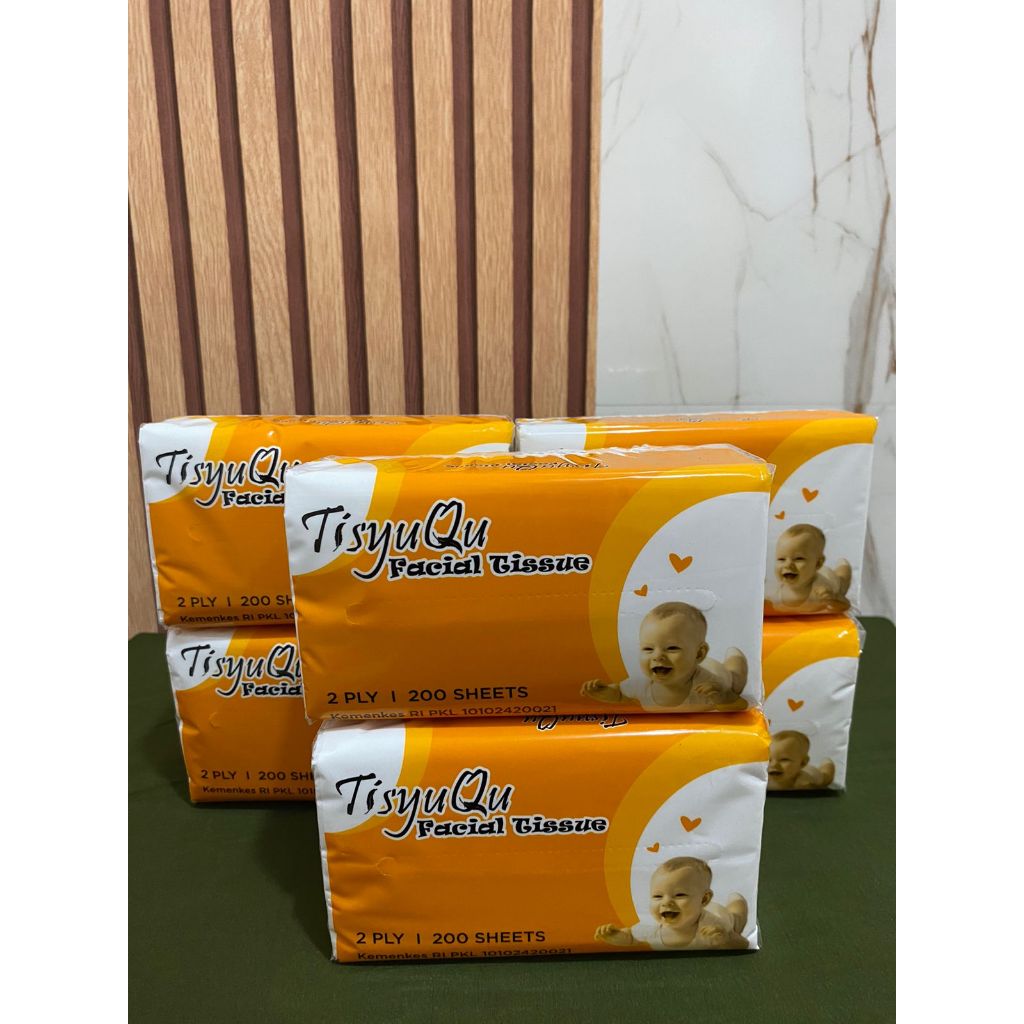 Jual (PAKET 6 PCS) Tisyuqu Facial 200 Sheets 2 Ply Tisu Tisue Wajah ...