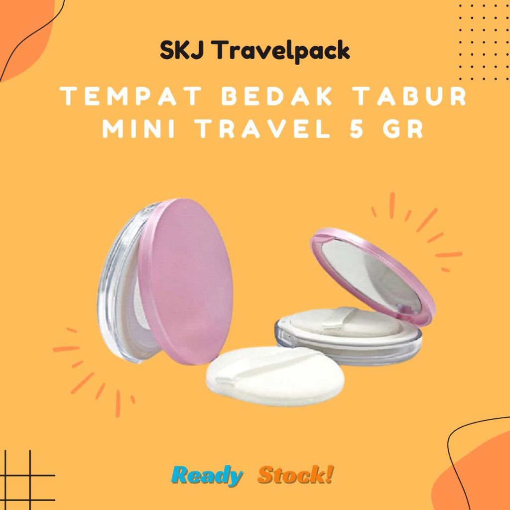 Jual (ADA GROSIR) Reusable Loose Powder Case 5 gr - Tempat Wadah Refill ...