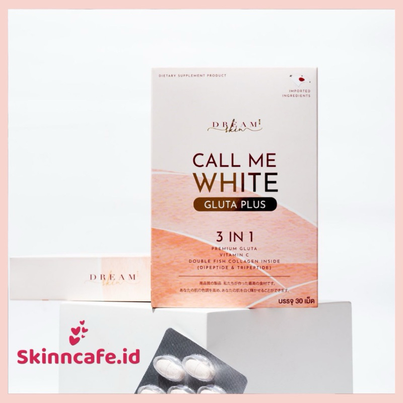 Jual CALL ME WHITE GLUTA PLUS (DOUBLE COLLAGEN) ORIGINAL THAILAND NEW ...