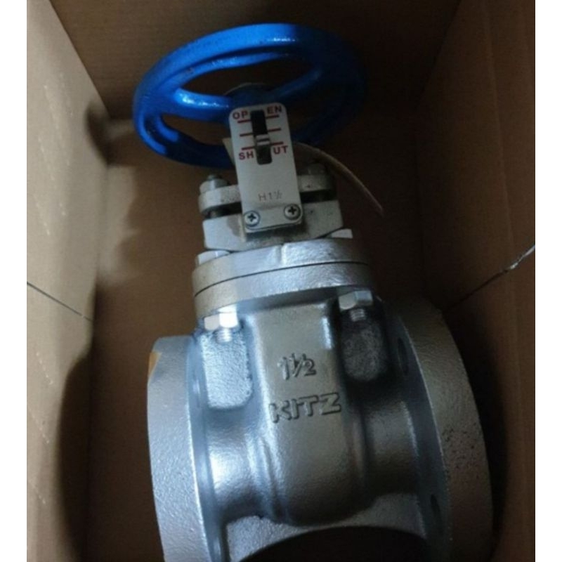 Jual GATE VALVE KITZ CAST IRON JIS 10K TYPE FCHI 1½" | Shopee Indonesia