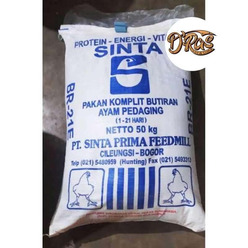 Jual Pur ayam BR21E 50kg 1 karung pakan makanan anak ayam | Shopee ...