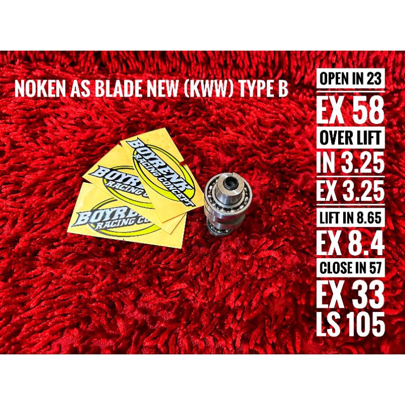 Jual NOKEN AS RACING / CAMSHAFT RACING BLADE NEW (KWW) CAM ADAPTOR ...