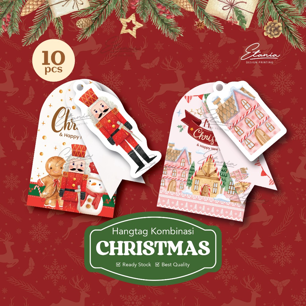 Jual Hangtag kombinasi natal hangtag natal hangtag christmas | Shopee ...