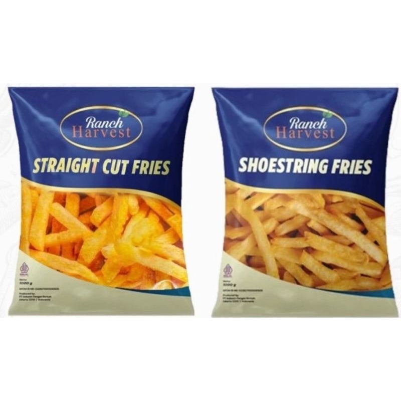 Jual Kentang Harvest Straight / Shoestring Cut 1 kg Bogor Frozen ...