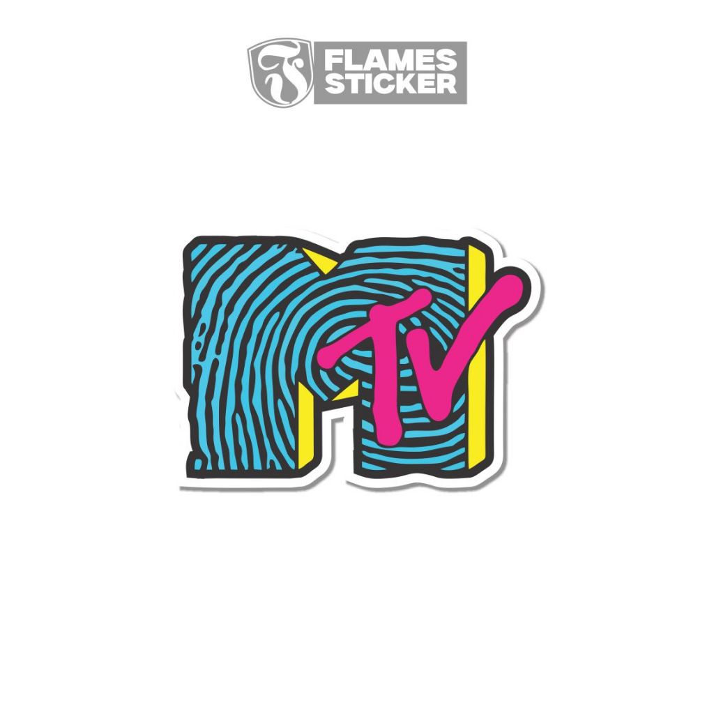 Jual STIKER LOGO BRAND MTV MUSIC STICKER AESTHETIC VINYL STICKER MOTOR ...
