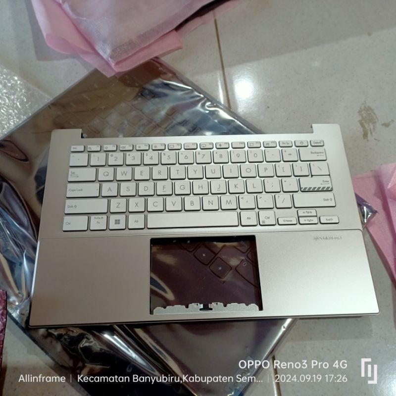 Jual NEW FRAME KEYBOARD LAPTOP Asus Vivobook Go 14 E1404 E1404FA E1404F ...