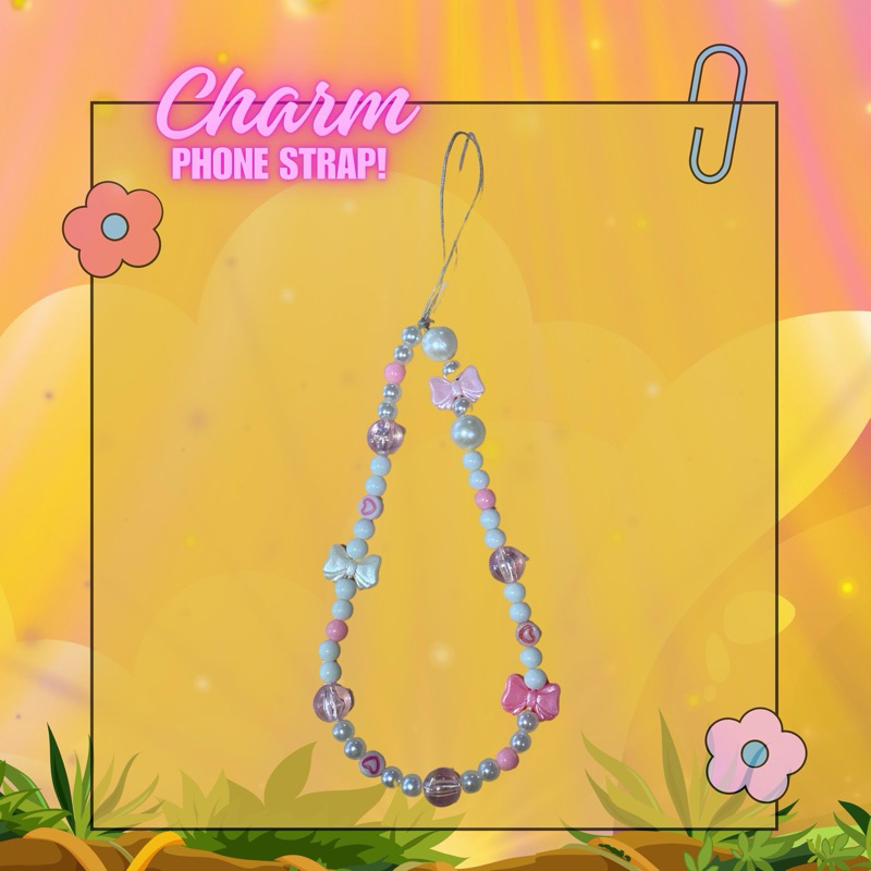 Jual Charm Phone Strap - Gantungan HP Handmade manik manik | Shopee ...