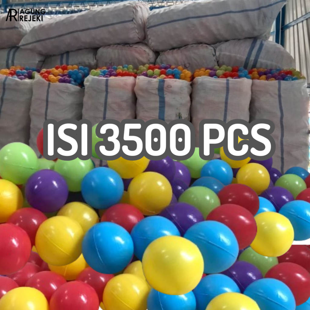 Jual Paket Mandi Bola Anak Warna Warni isi 3500 pcs SNI | Bola Kecil ...