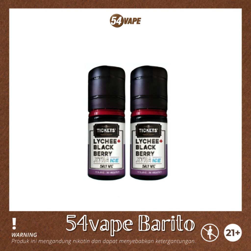 Jual Bundles Tickets Lychee Blackcberry Xtra Ice Saltnic Liquid 30ml ...