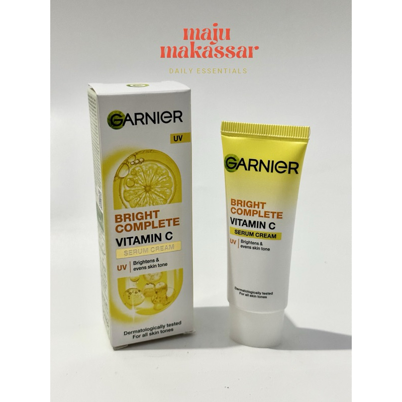 Jual Garnier Bright Complete Serum Cream Tube 20 ML (PCS) | Shopee ...