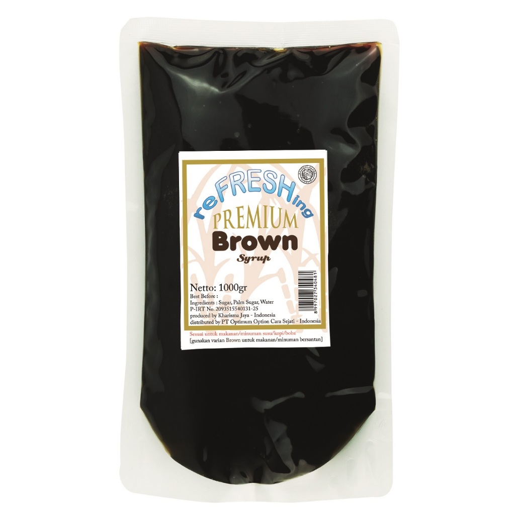 Jual Refreshing Premium Brown Sugar Syrup 1 Kg - Sirup Gula Aren ...