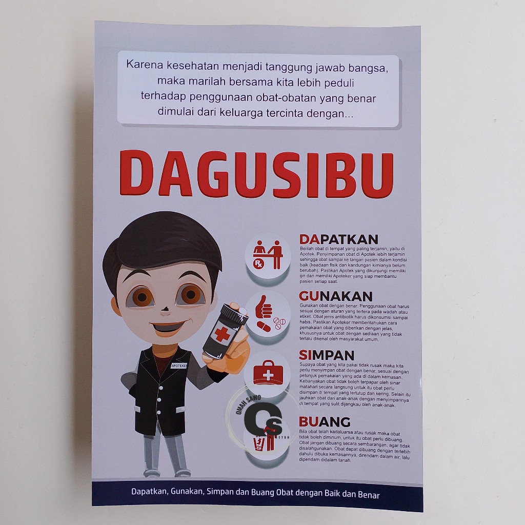 Jual Poster Dagusibu - Poster Kesehatan - Farmasi - Apotek | Shopee ...