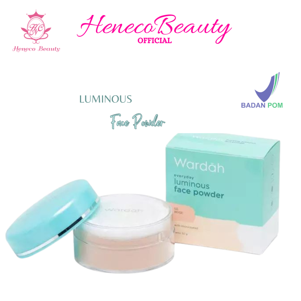 Jual WARDAH Luminous Face Powder 30gr \ Henecobeauty | Shopee Indonesia