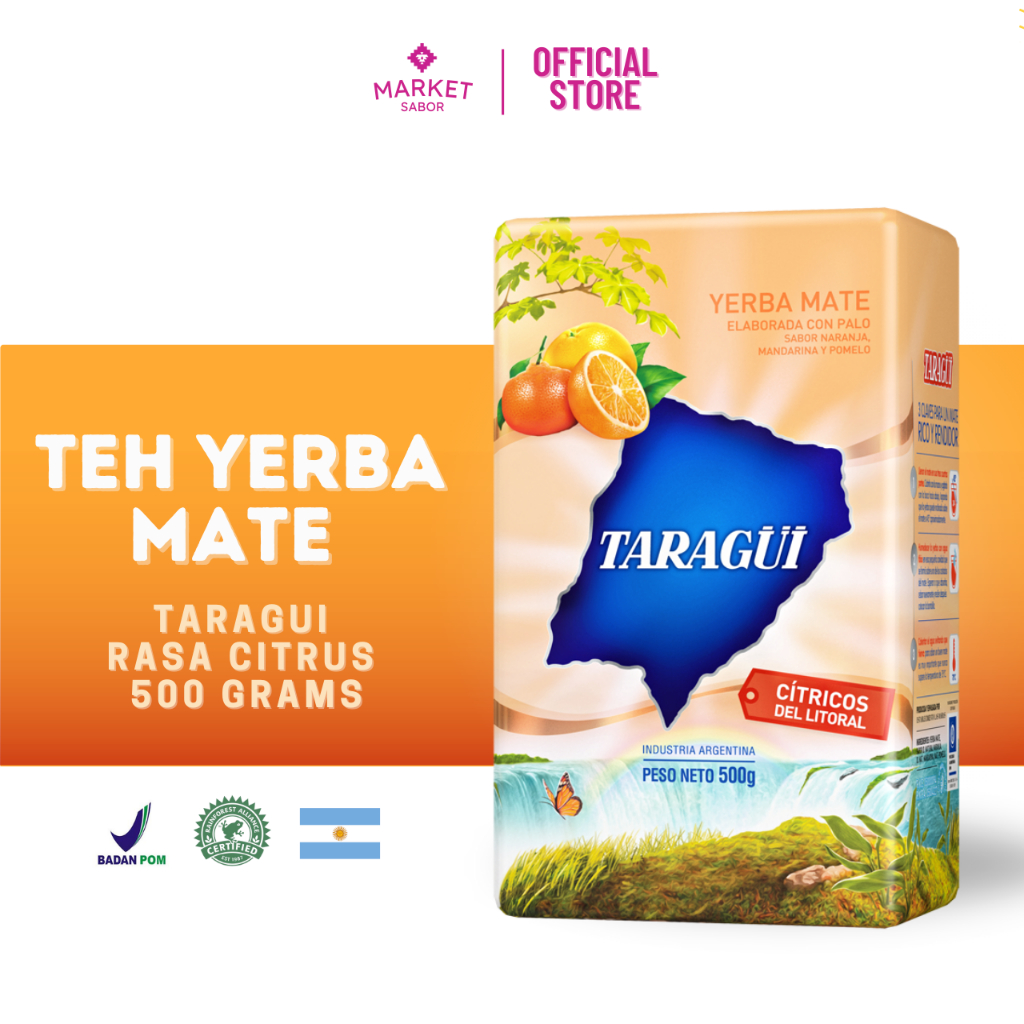 Jual Taragui Yerba Mate Citrus with stems 500g | Teh Botanikal Yerba ...