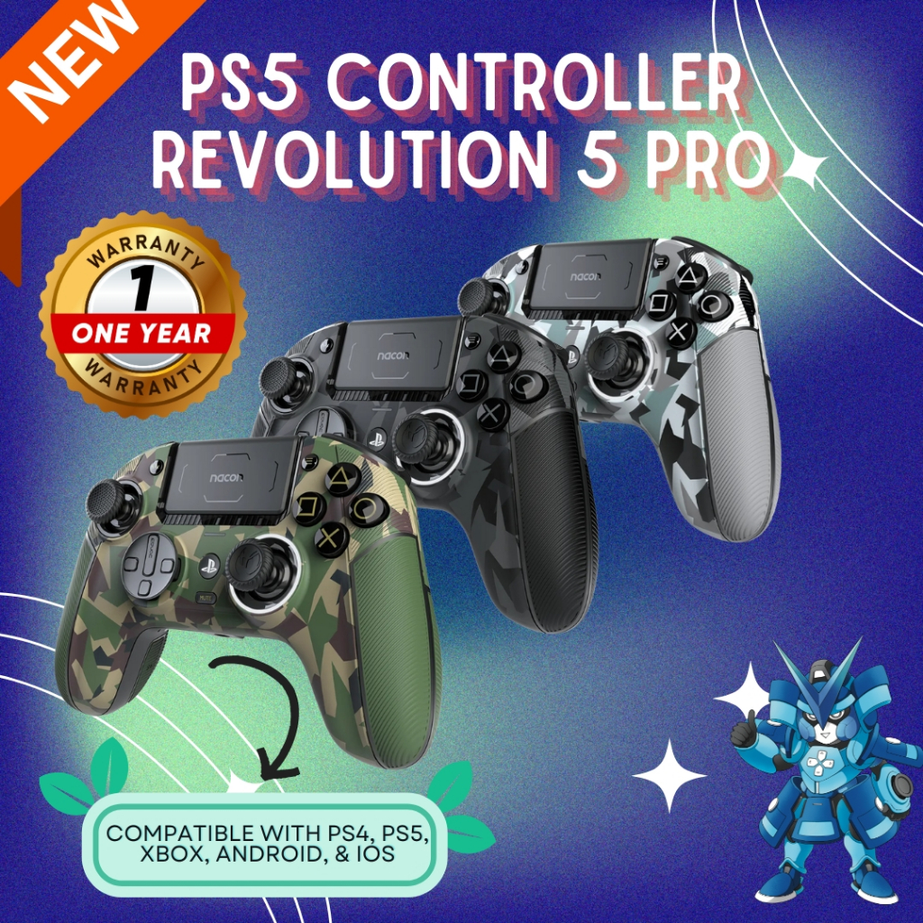 Jual PS5 Controller REVOLUTION 5 PRO / NACON Revolution 5 Pro Wireless ...
