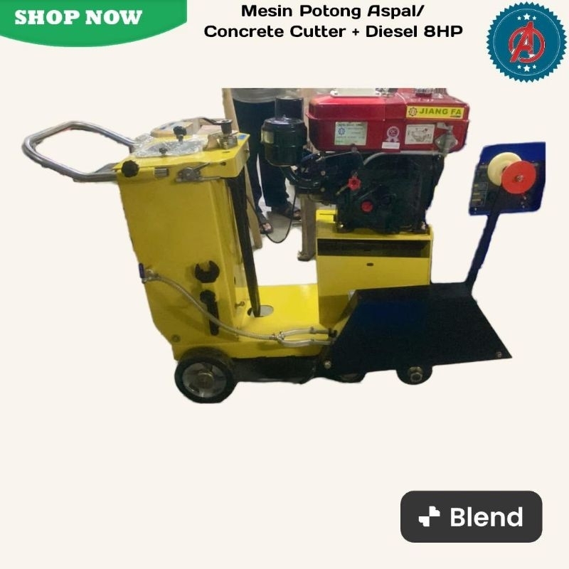 Jual Mesin Potong Aspal Beton / Concrete Cutter Engine Diesel 8 Hp ...