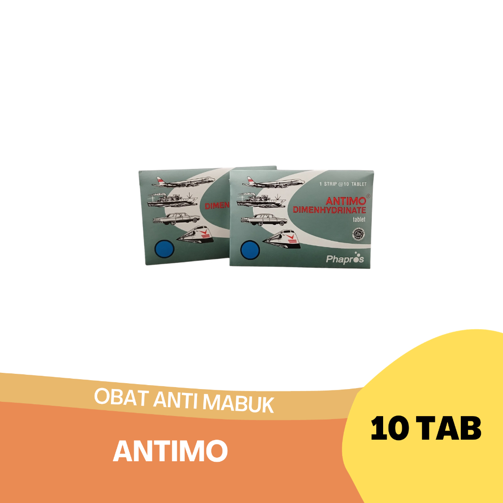 Jual Antimo tablet dewasa per 1 strip | Shopee Indonesia