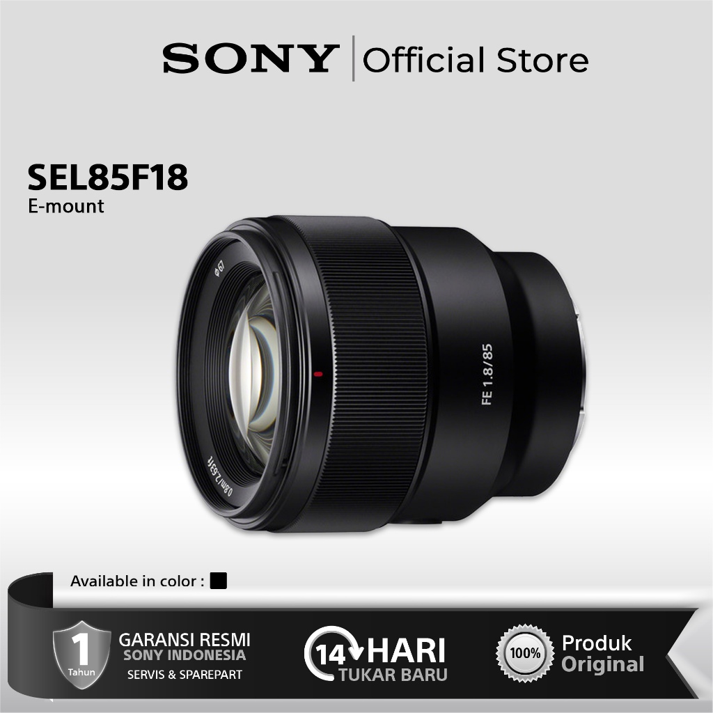 Jual SONY FE 85mm f/1.8 Lensa Kamera / SEL85F18 | Shopee Indonesia