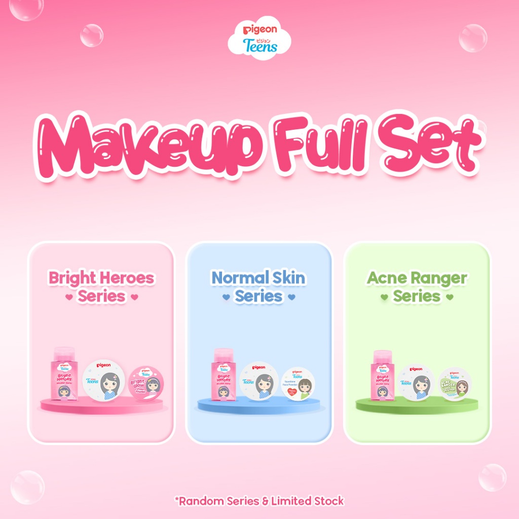 Jual PIGEON TEENS MAKEUP FULL SET | Makeup Kit Remaja| Bedak dan ...