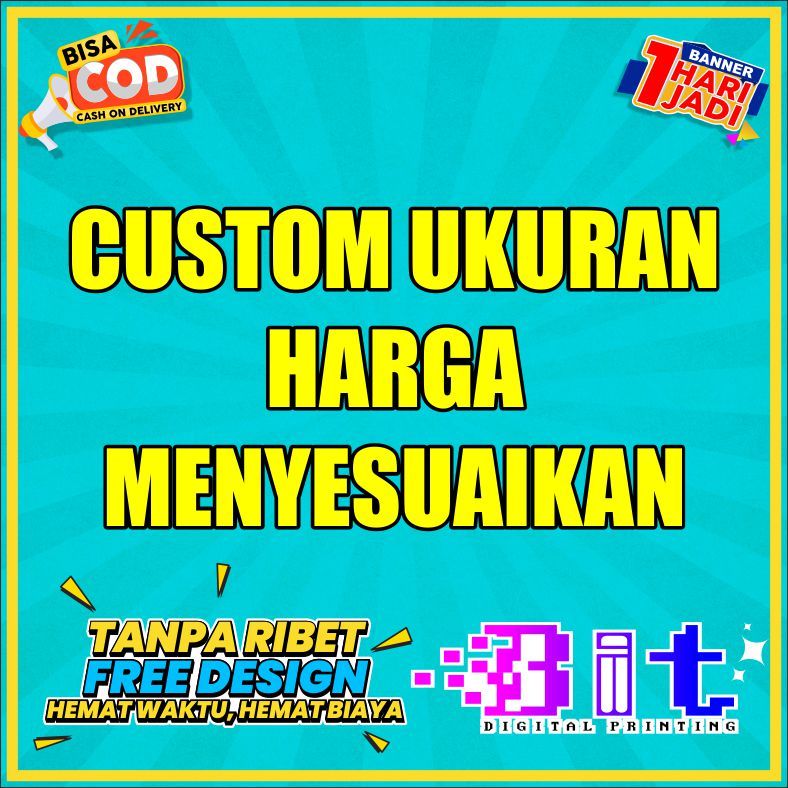Jual CUSTOM DESIGN / UKURAN, HARGA MENYESUAIKAN UKURAN 120x60, 120x20 ...