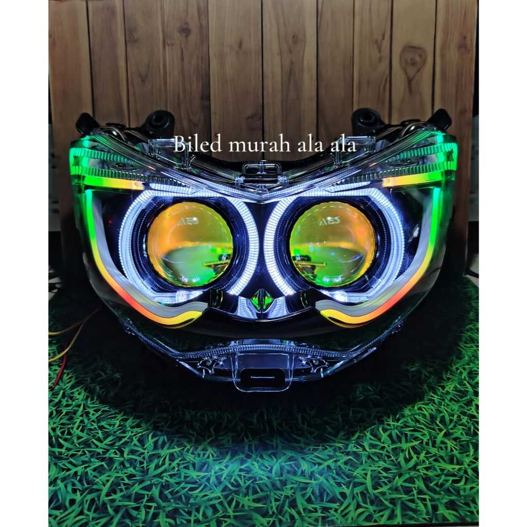 Jual BILED AES TURBO EXSPERIENCE 60 MOTOR YAMAHA NMAX OLD PAKET FULLSET ...