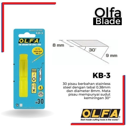 Jual Olfa isi cutter pen KB-3 | Shopee Indonesia