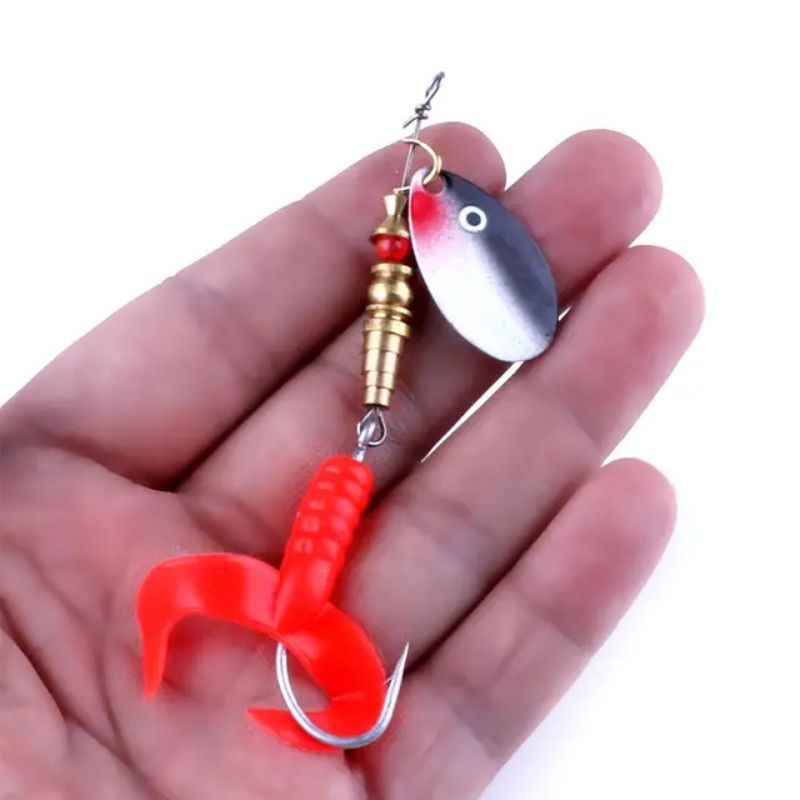 Jual UMPAN PANCING LURE CASTING GABUS TOMAN SUPER INLINE DOUBLE TAILS ...
