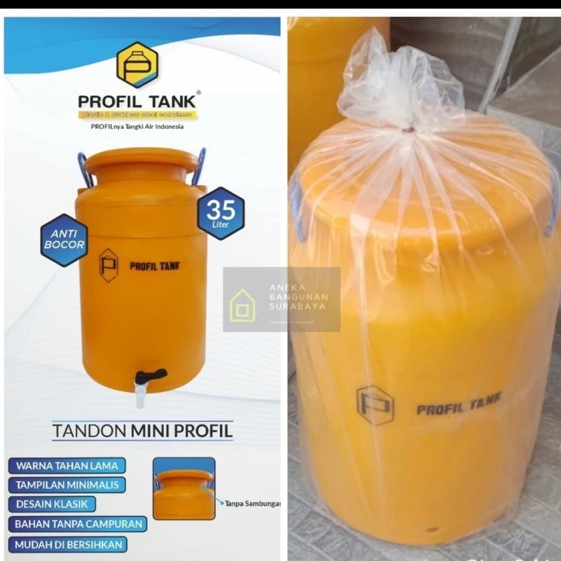 Jual Tandon air mini Profil Tank 35 liter | tandon cuci tangan | toren ...