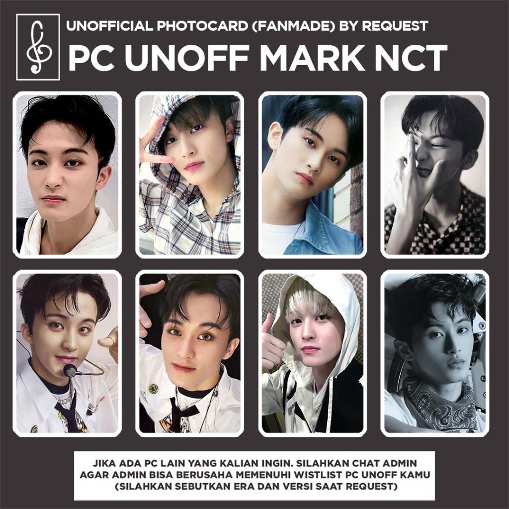 Jual [NCT] MARK BY REQUEST PHOTOCARD UNOFFICIAL | Shopee Indonesia