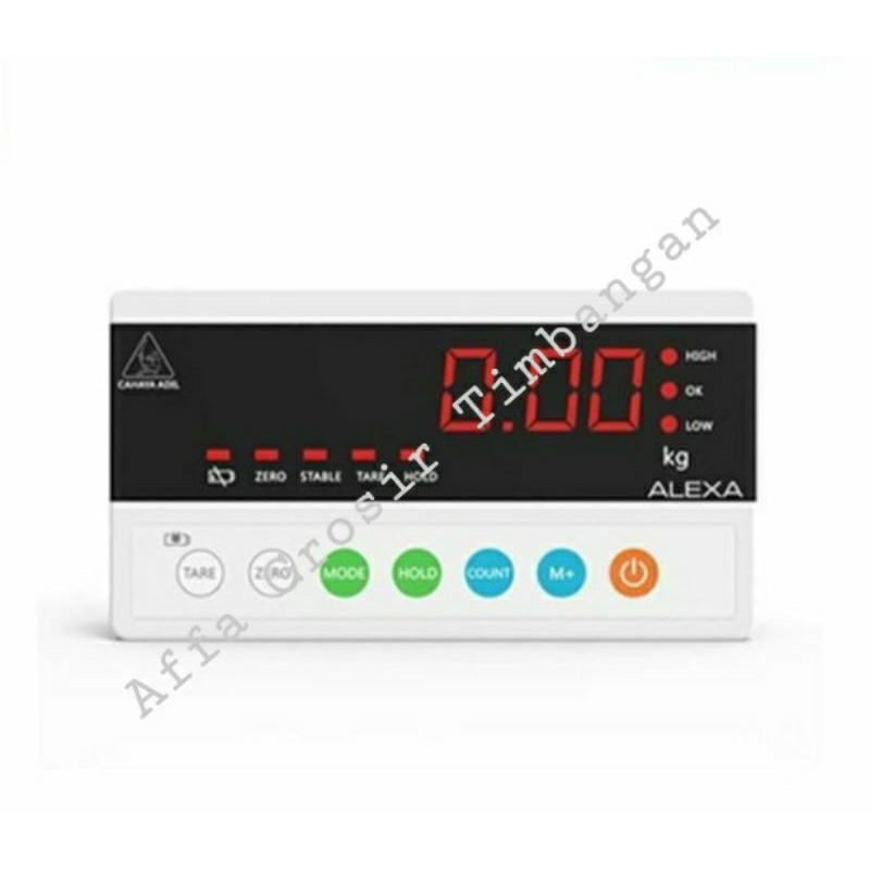 Jual Indikator / Indicator Timbangan Alexa Layar Monitor LED Hold Bisa Lock Sparepart Cahaya ...