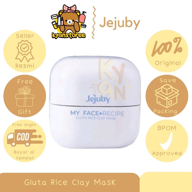Jual JEJUBY GLUTA RICE CLAY MASK | Shopee Indonesia
