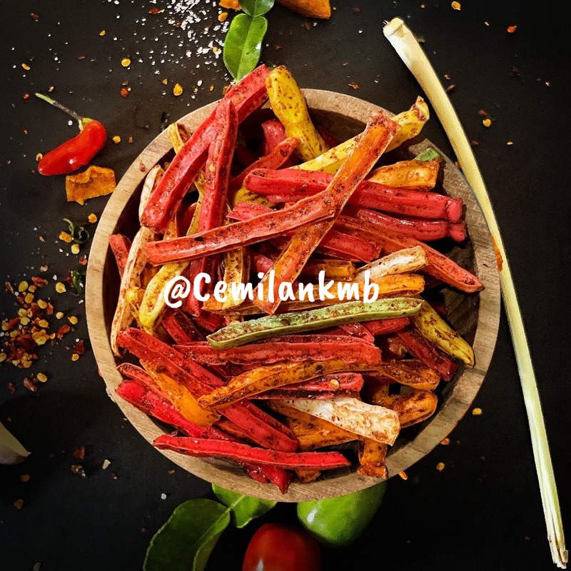 Jual Seblak beton pedas daun jeruk enak dan renyah (500g)(1kg) | Shopee ...