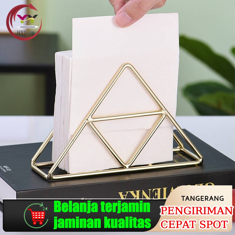 Jual Tempat Tissue Napkin Holder Dekorasi Meja Makan Placement Metal ...