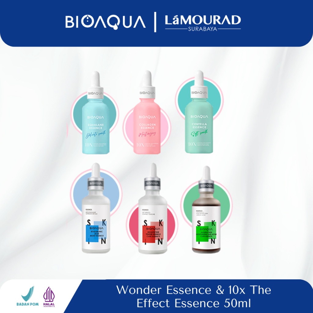 Jual BIOAQUA Skincare Serum Essence | BIOAQUA Essence 10X Effect Series ...