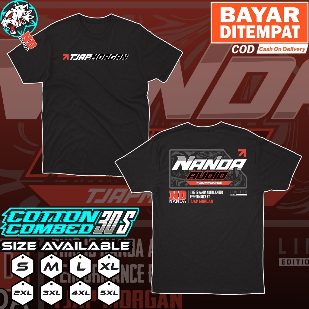 Jual Kaos Nanda Audio Tjap Morgan Hodie Sound System | Shopee Indonesia