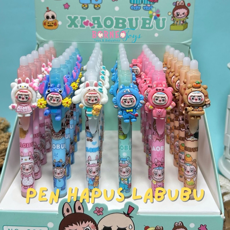 Jual PULPEN HAPUS CETEK EDISI LABUBU/PEN HAPUS LABUBU/PULPEN HAPUS ...