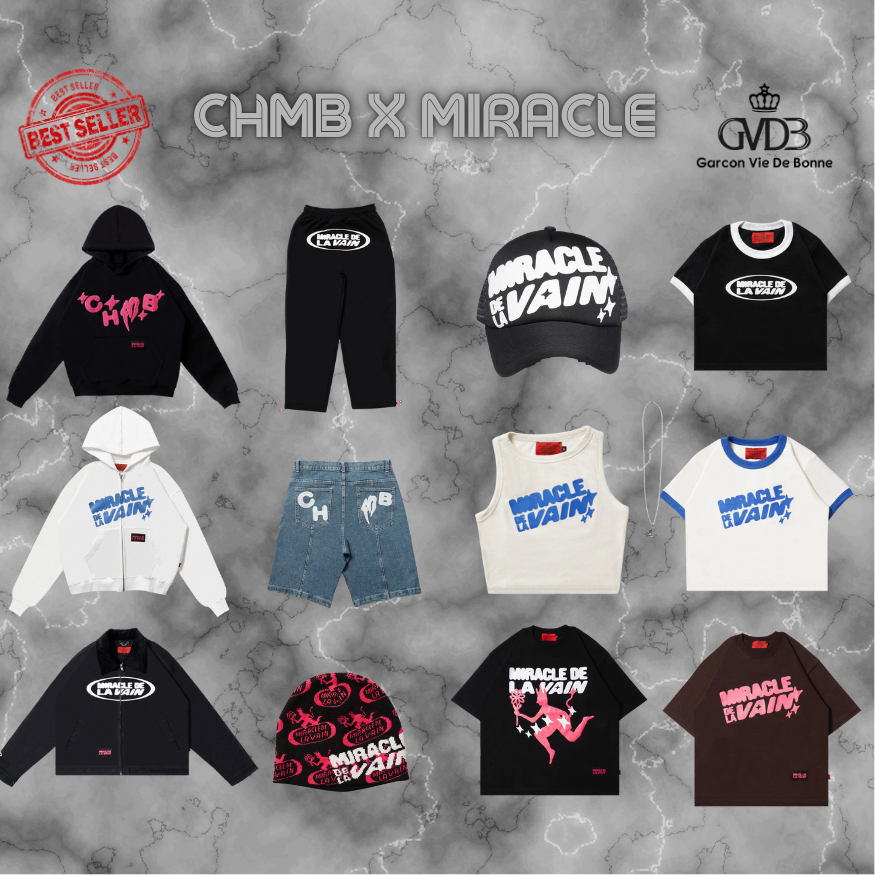 Jual Miracle De La Vain (Collaboration CHMB x Miracle) Boxy Hoodie ...