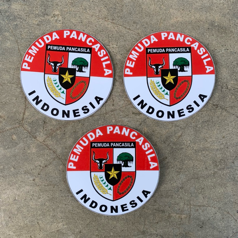 Jual stiker logo pemuda pancasila isi 3 pcs stiker pp harga 10 ribu ...