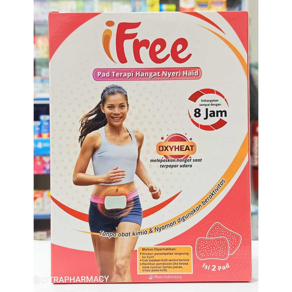 Jual iFREE Pad 𝟏 𝐊𝐎𝐓𝐀𝐊 𝐈𝐒𝐈 𝟐 𝐏𝐀𝐃 - Terapi Hangat Nyeri Haid | Shopee Indonesia