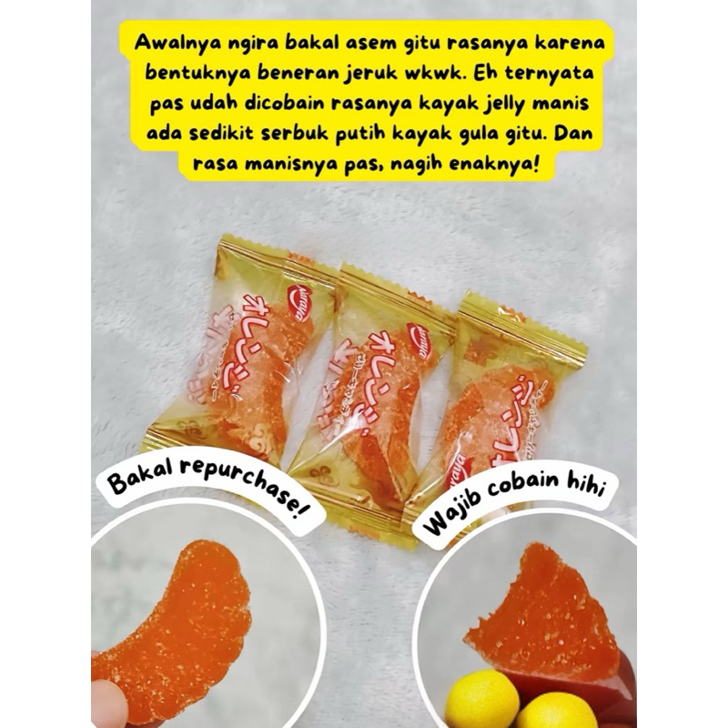 Jual PERMEN JERUK IMPORT SATUAN RASA BUAH JELLY MANIS ASEM JERUK ...