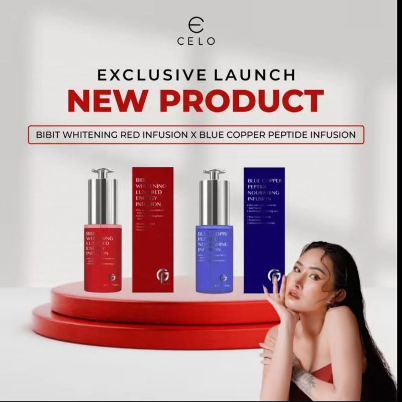 Jual CELO RED LUXE X BLUE COPPER INFUSION BPOM | Shopee Indonesia